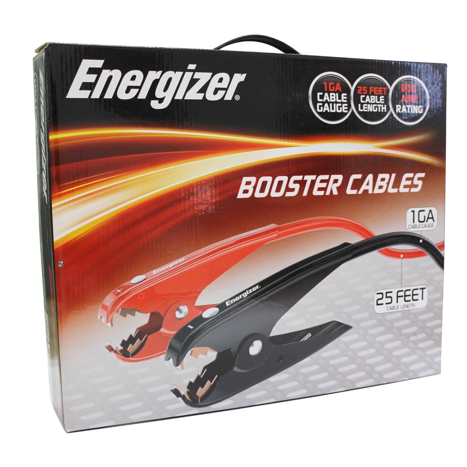 Energizer Battery Booster Cable 25ft