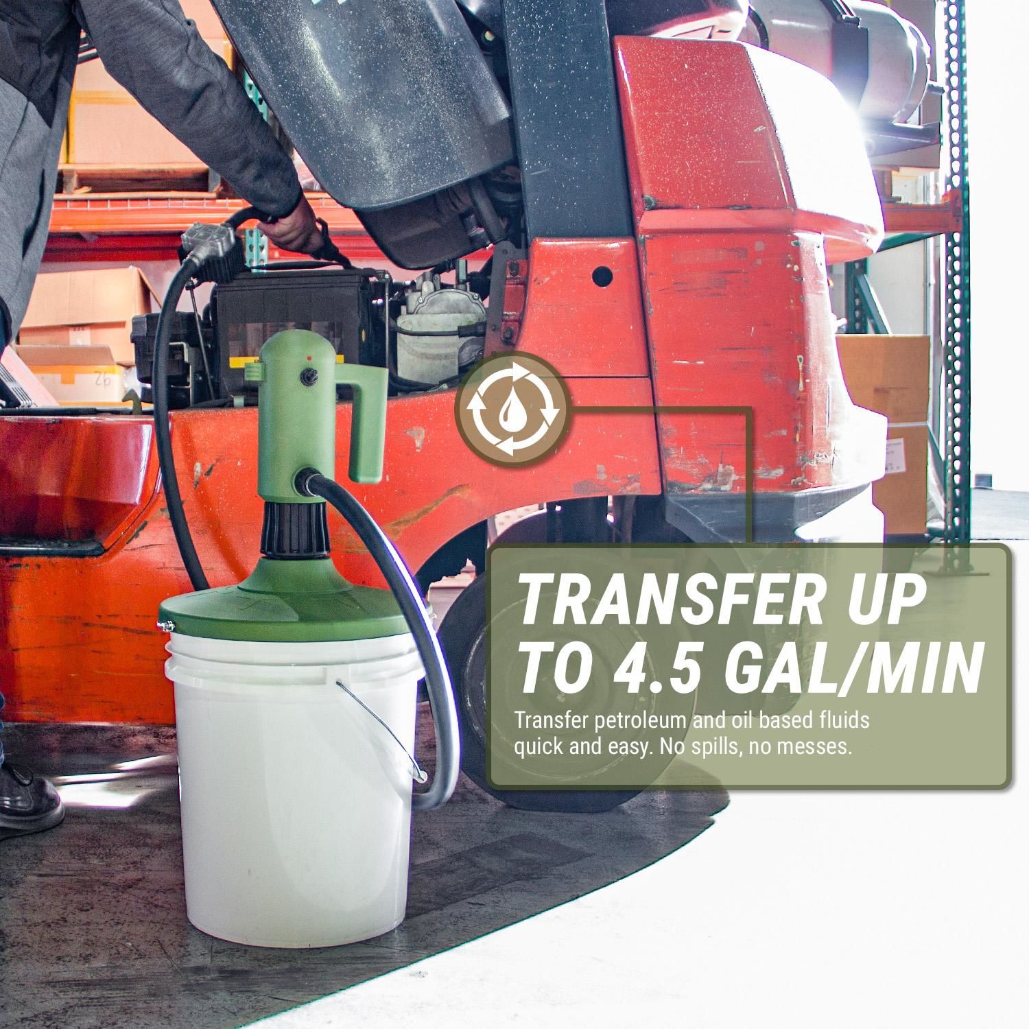 Polaris TRPAIL-M, Electric Pail Pump with Meter