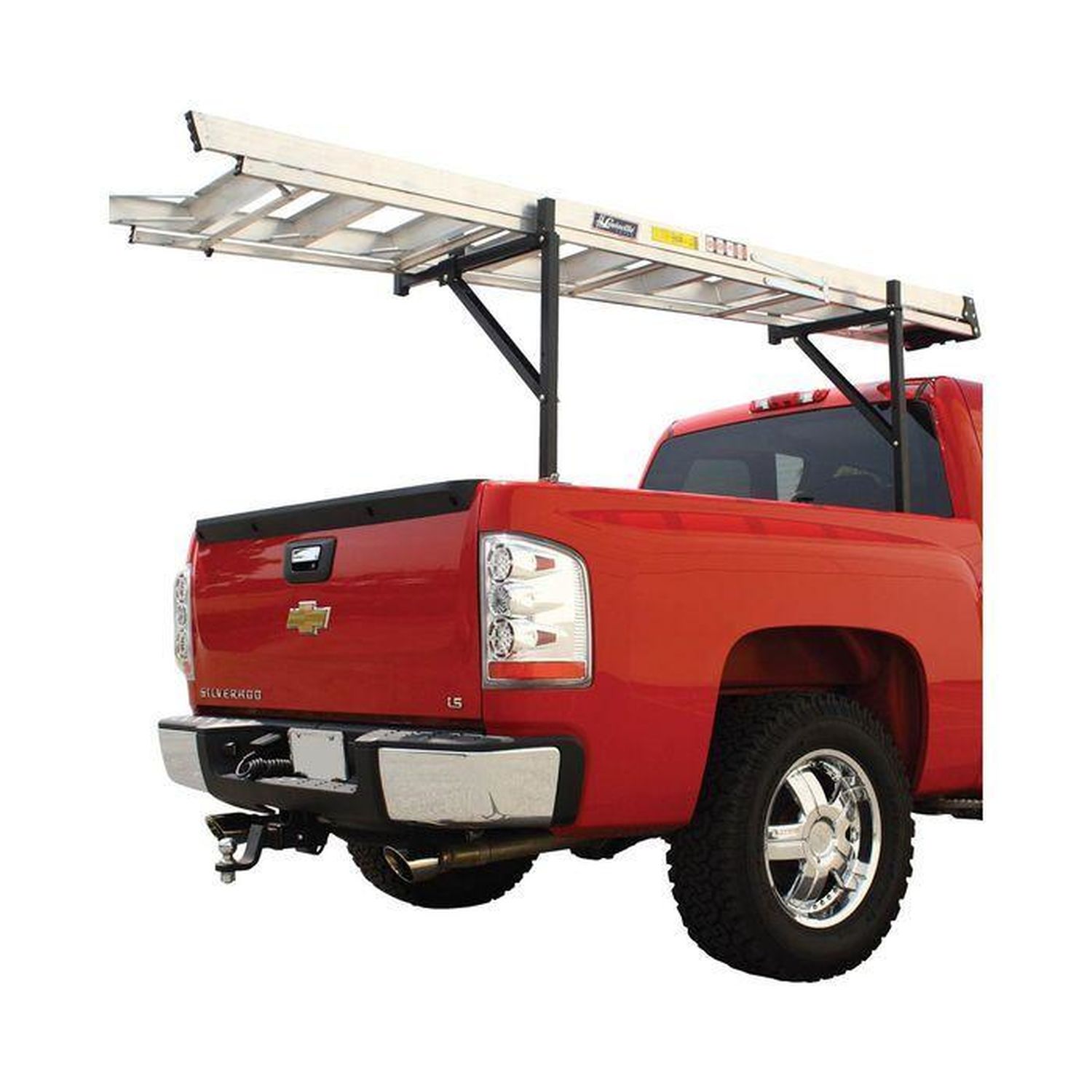 Bully Black 18in to 22in Adjustable Side Mount Ladder Rack