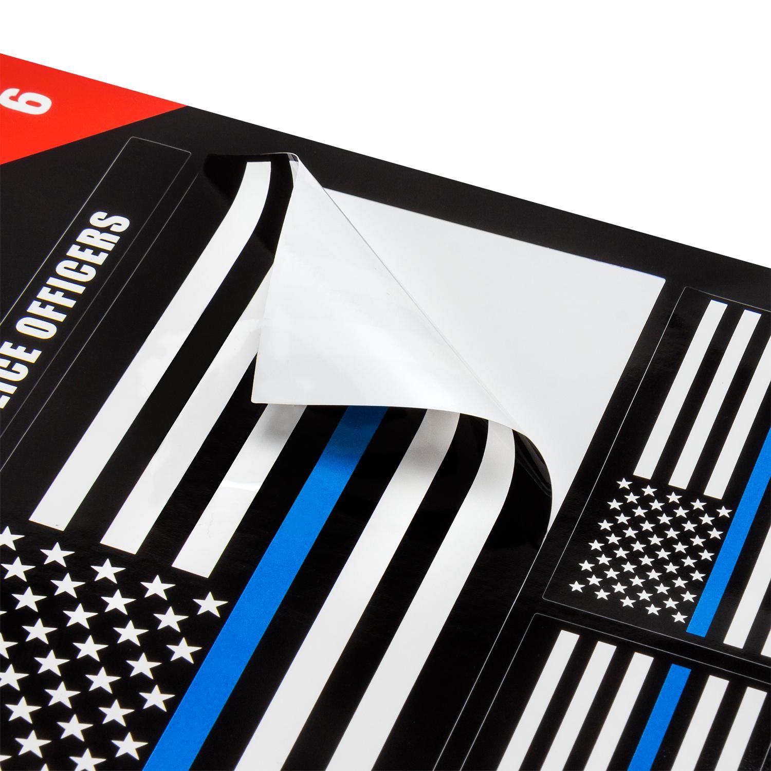 Pilot Blue Stripe American Flag Decal