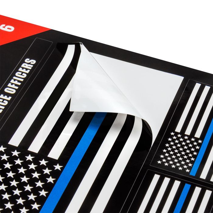 Pilot Blue Stripe American Flag Decal