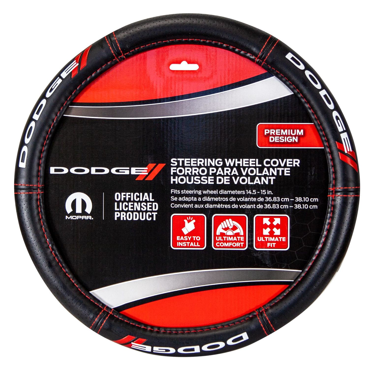 Plasticolor Dodge Deluxe Steering Wheel Cover