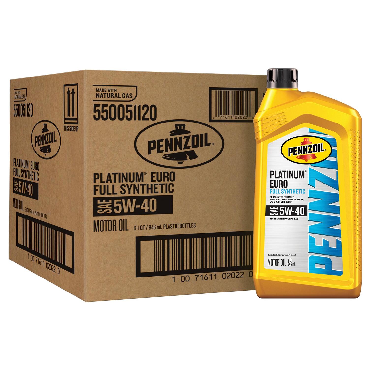 Pennzoil Full Synthetic Engine Oil 5W-40 1 Quart