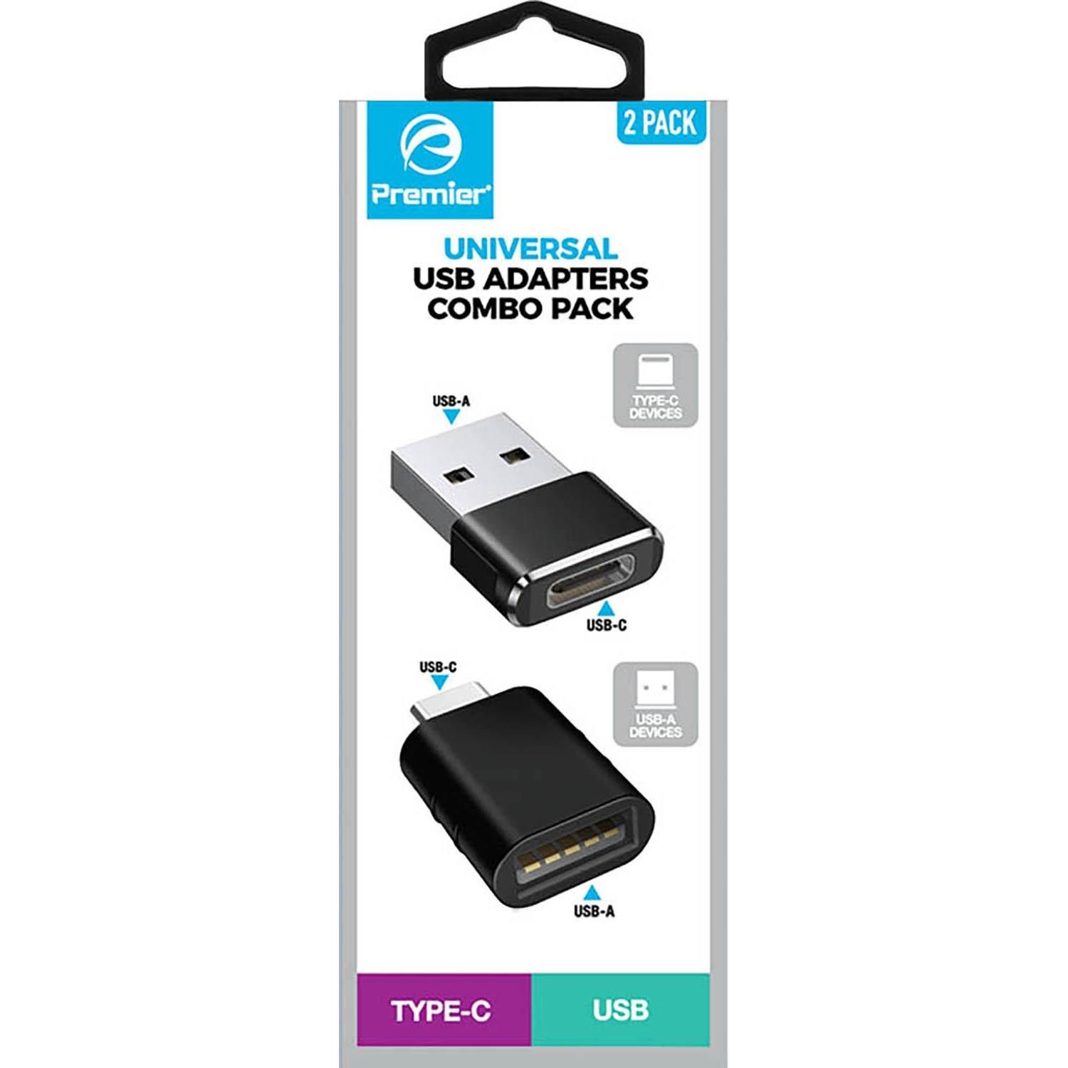 Premier 2 Pack Type C Adapters