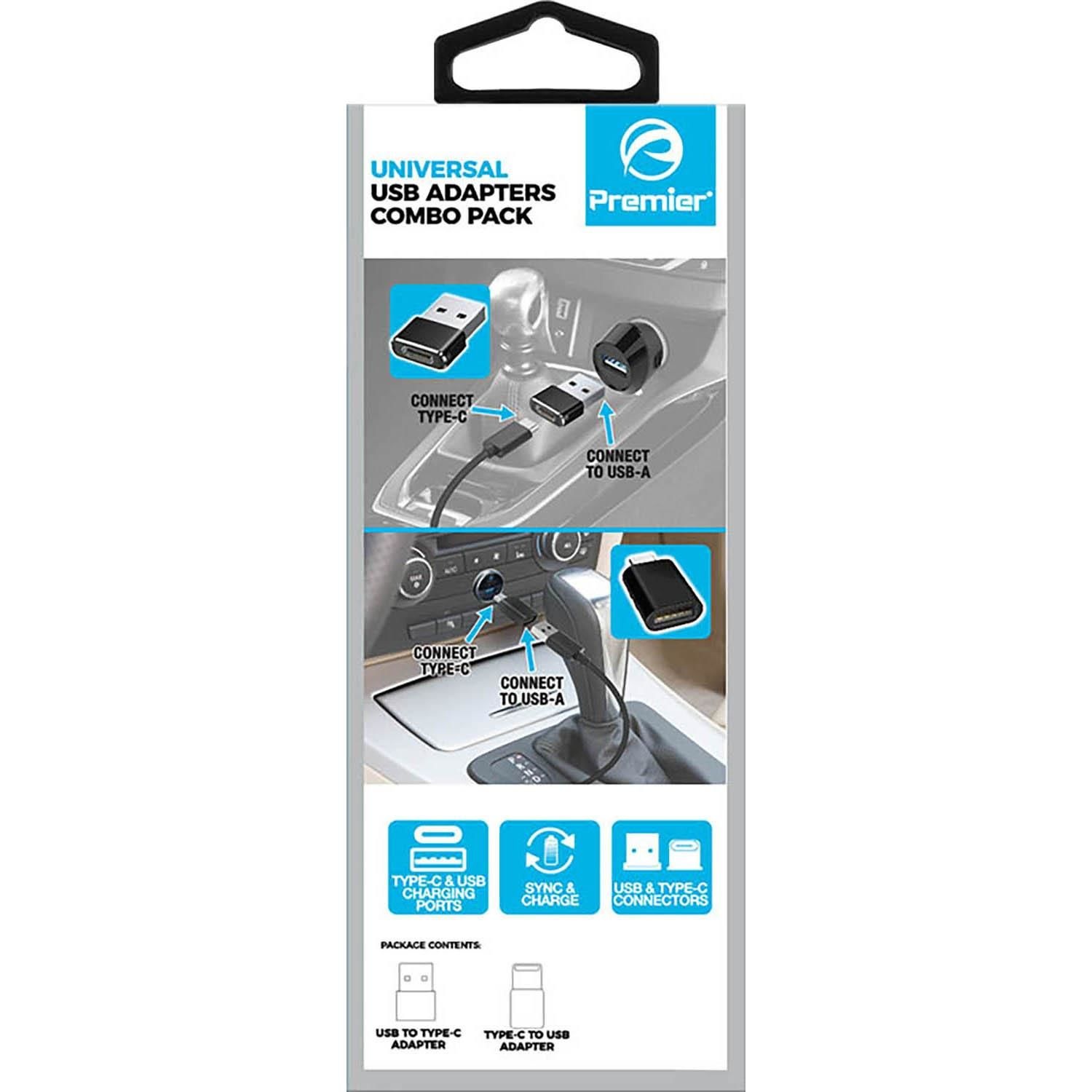 Premier 2 Pack Type C Adapters