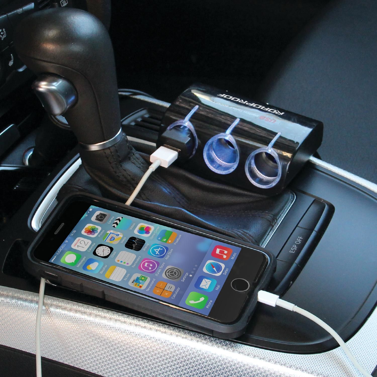 Road Proof 12 Volt Triple Socket Adapter