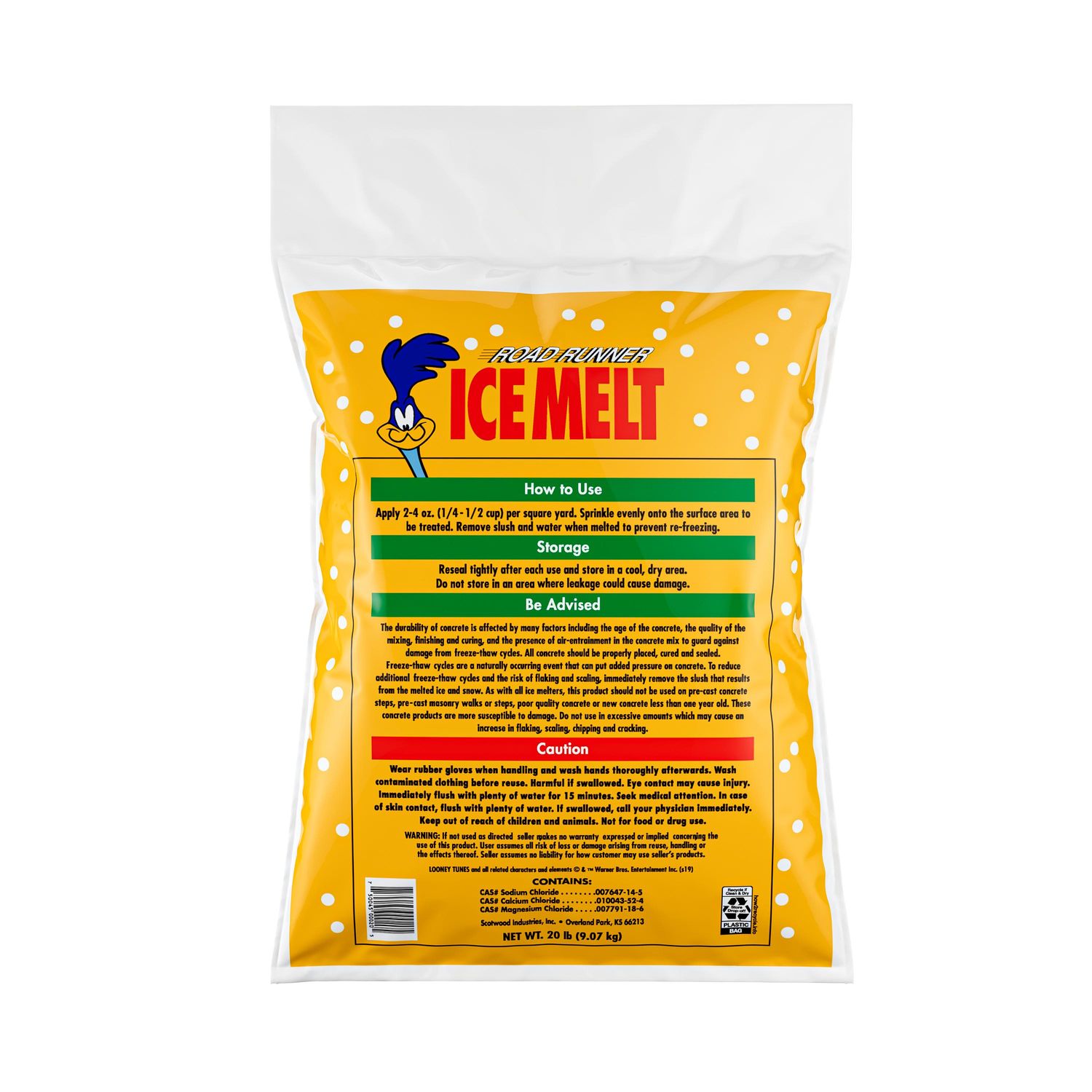 Scotwood Industries 20lbs Road Runner Blend Bag Ice Melt