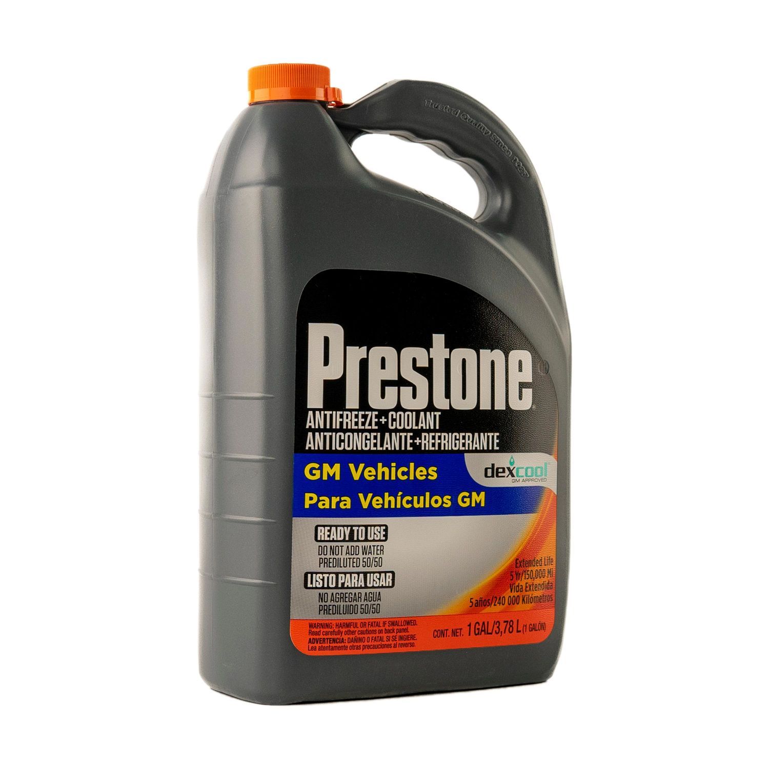 Prestone Antifreeze and Coolant Orange Dex-Cool Ready-To-Use