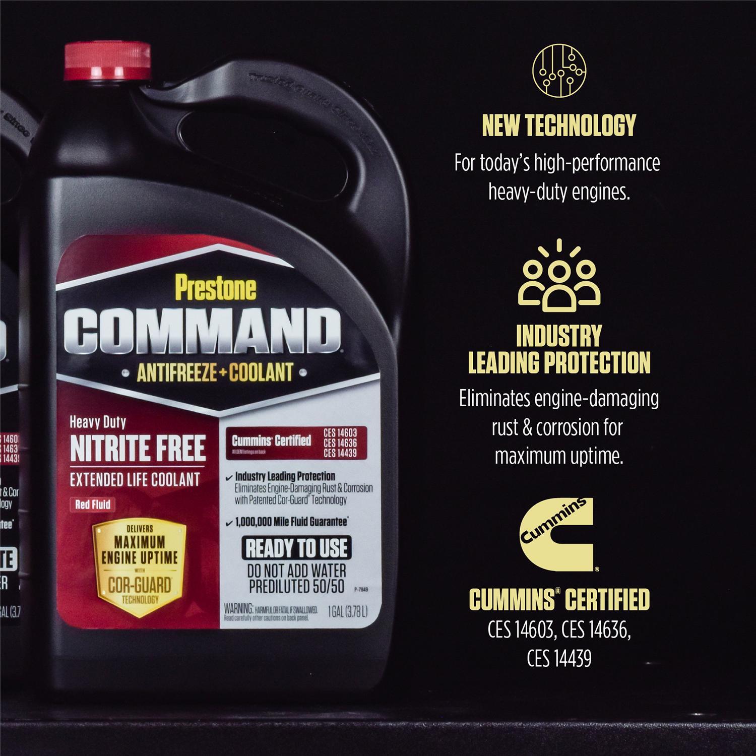 Prestone Red Engine Coolant and Antifreeze Pre-Mixed