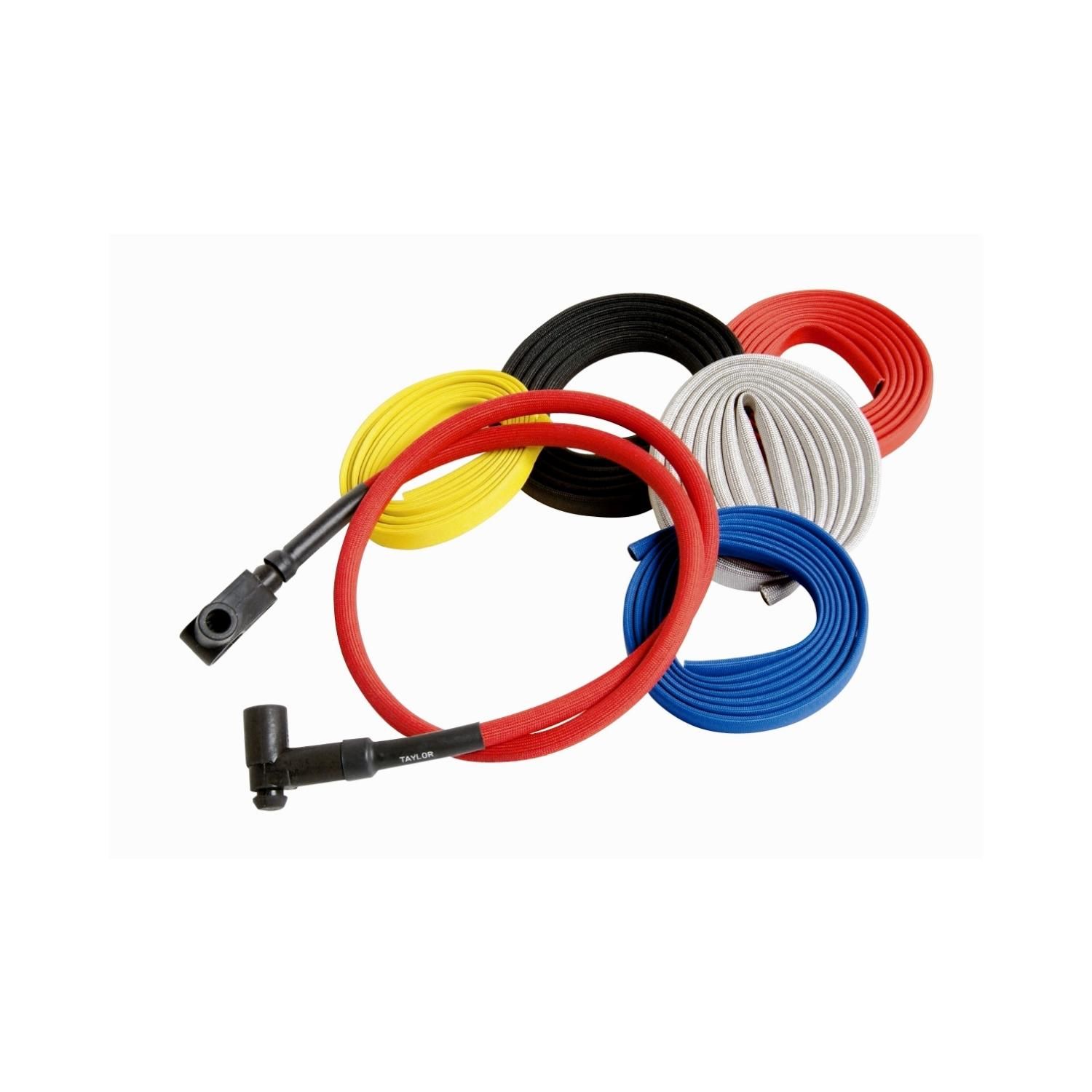 Taylor Cable Red 25ft Long Expanding I.D. 0.25in to 7/16in Thermal ...