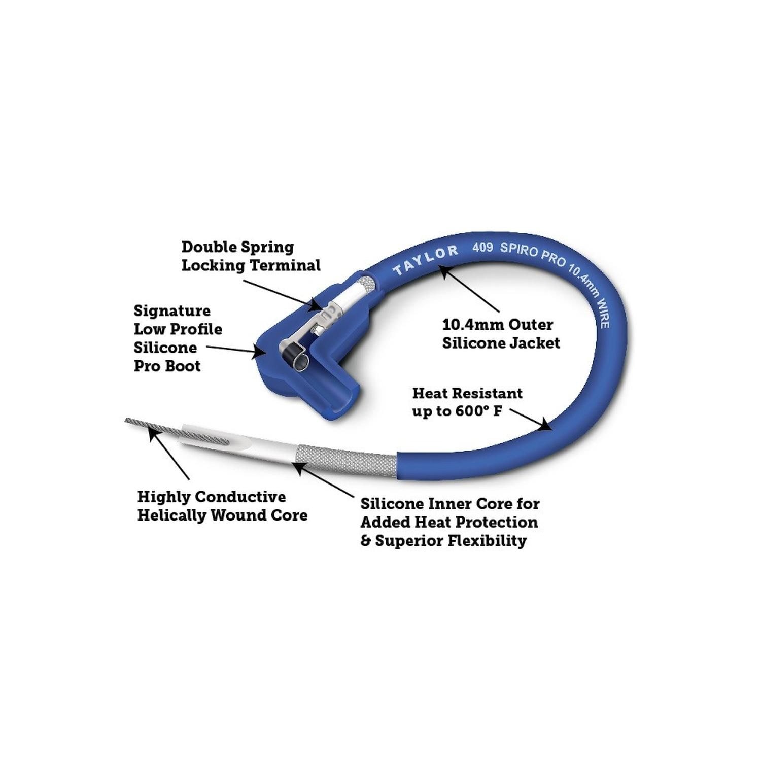 Taylor Cable Single Lead Spark Plug Wire 45923