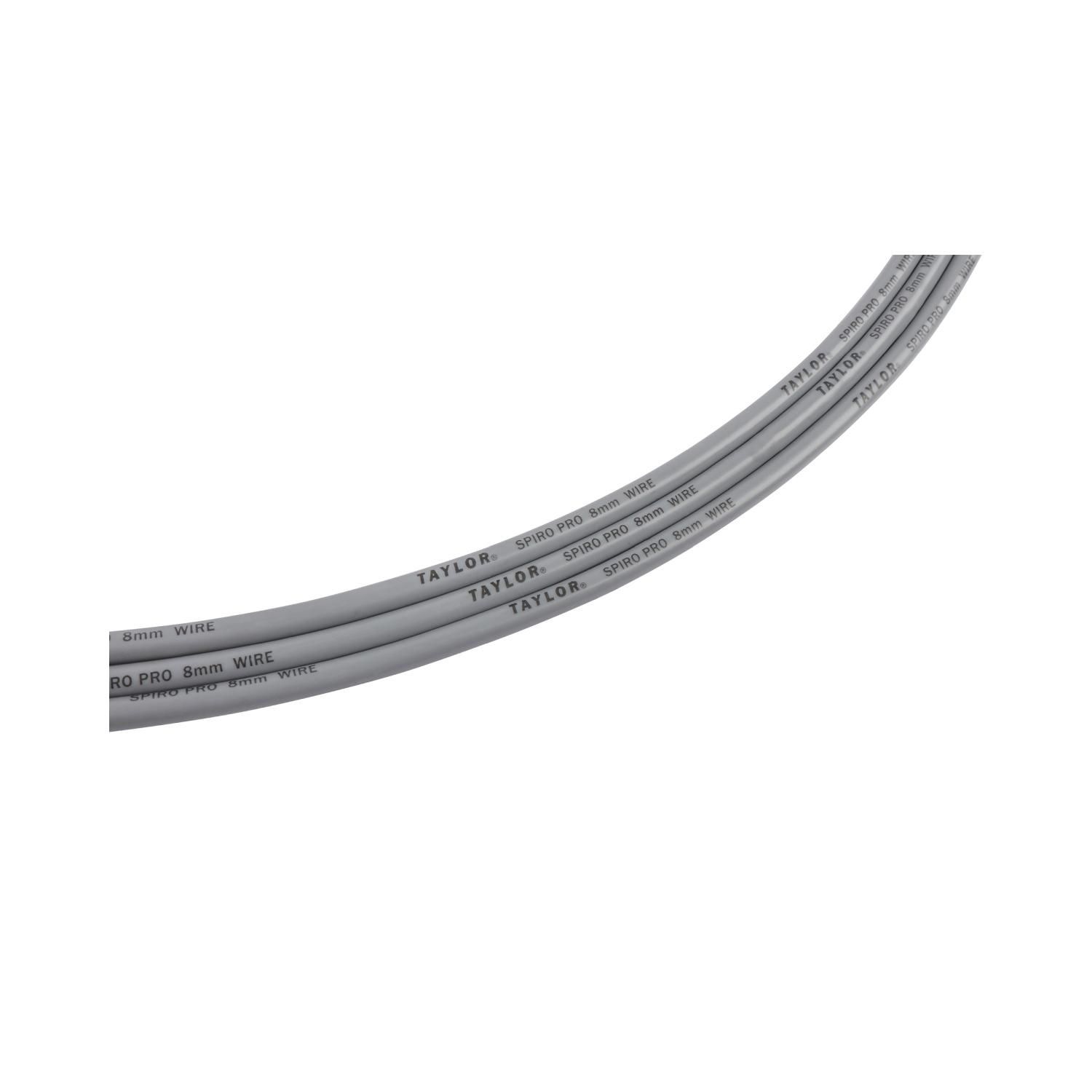 Taylor Cable 8mm Gray 8 Cylinder Spiro-Pro 135 Degree Universal Wire Set