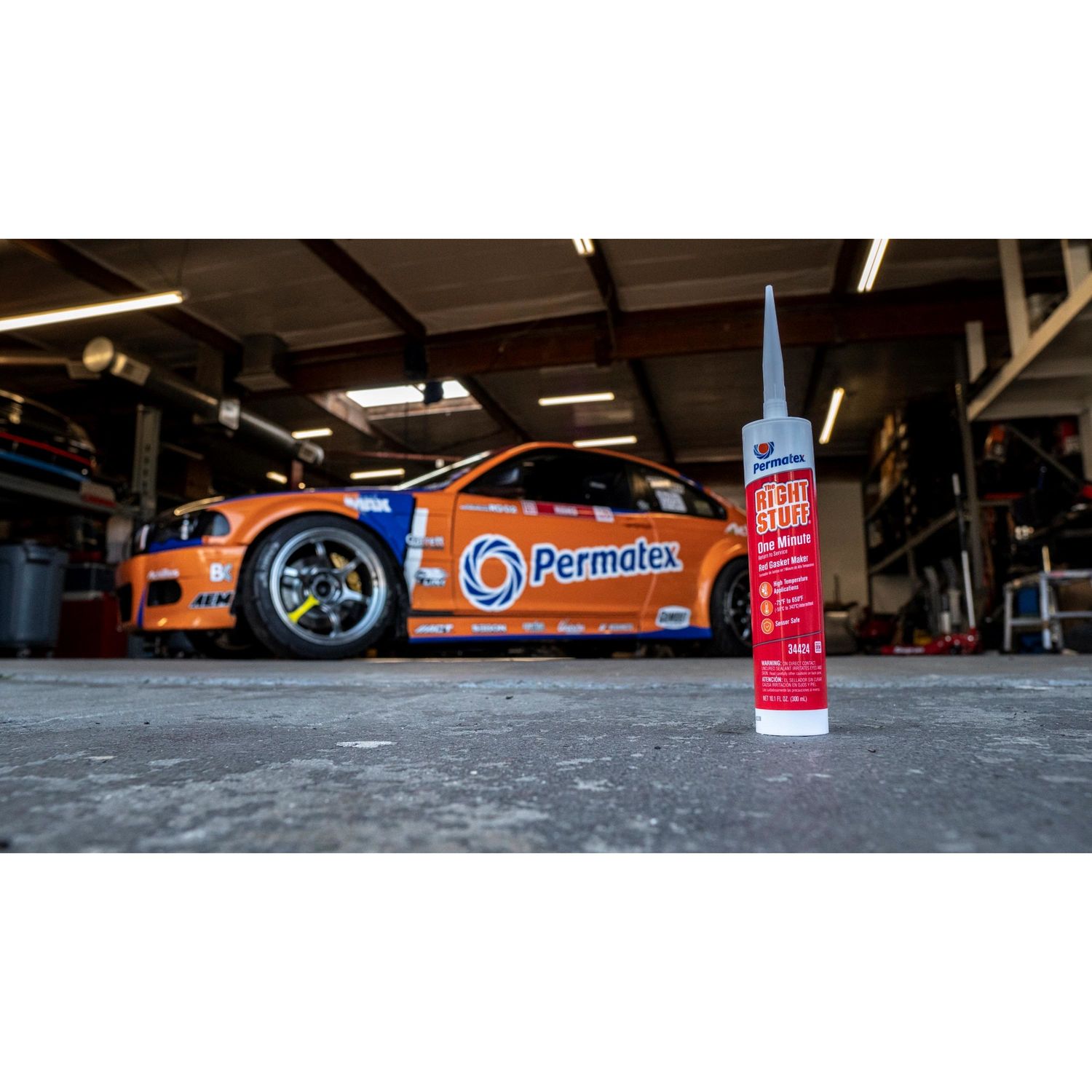 Permatex The Right Stuff Red High Temperature One Minute Gasket Maker 10 oz