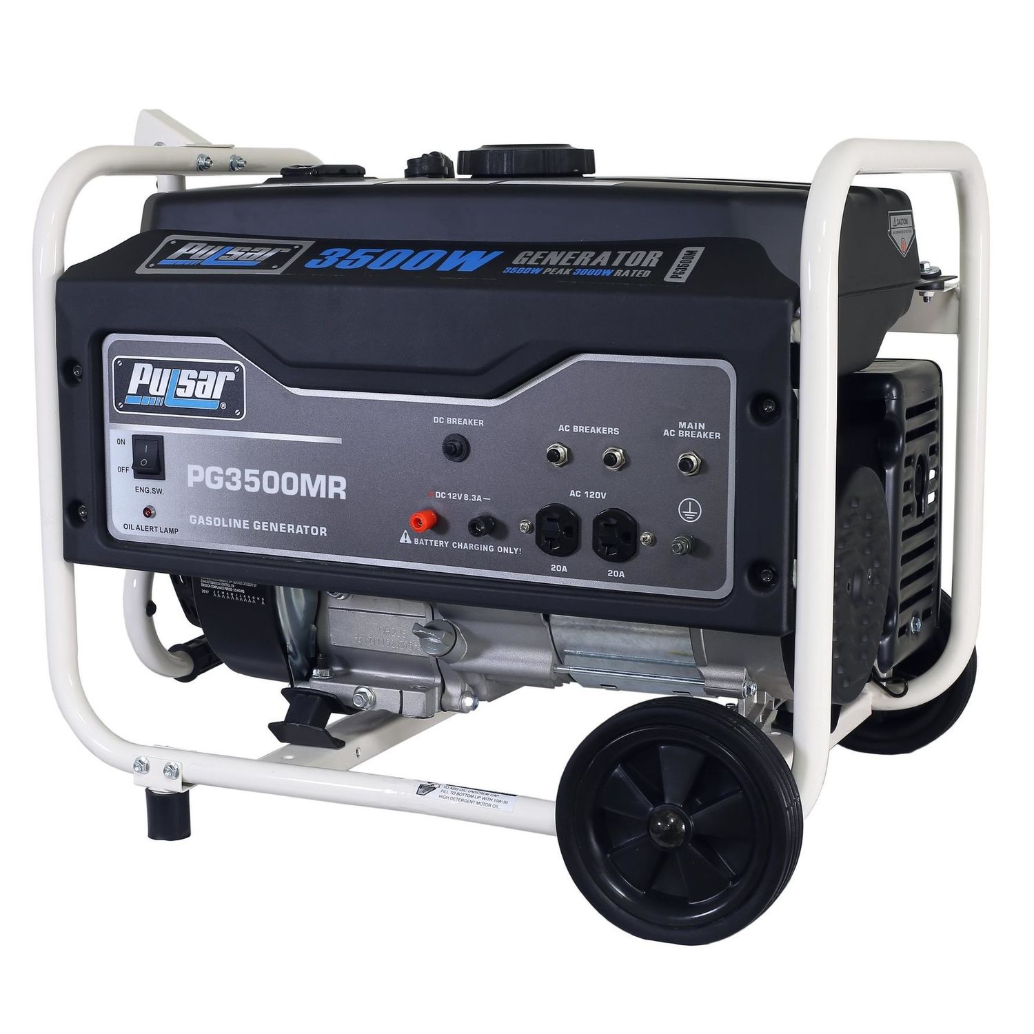 Pulsar 3,500 Watts Gas-Powered Portable Generator