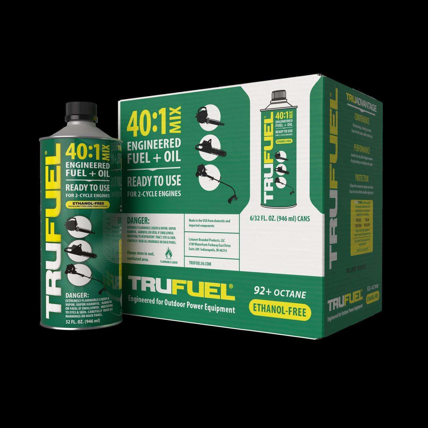 TruFuel PreMixed Fuel Oil 2 Cycle 40:1 Ratio 32oz