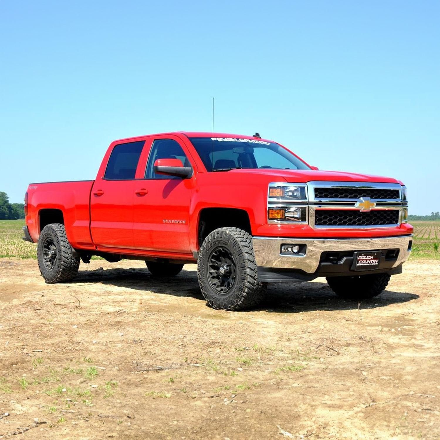 Rough Country 2in Leveling Kit Chevy/GMC 1500 Truck (07-18) SUV (07-20 ...