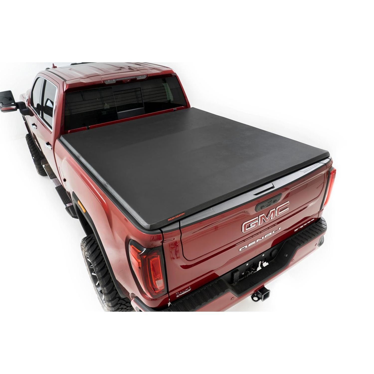 Rough Country Soft Tri-Fold Bed Cover 6 Feet 9 Inch Bed Chevy/GMC ...