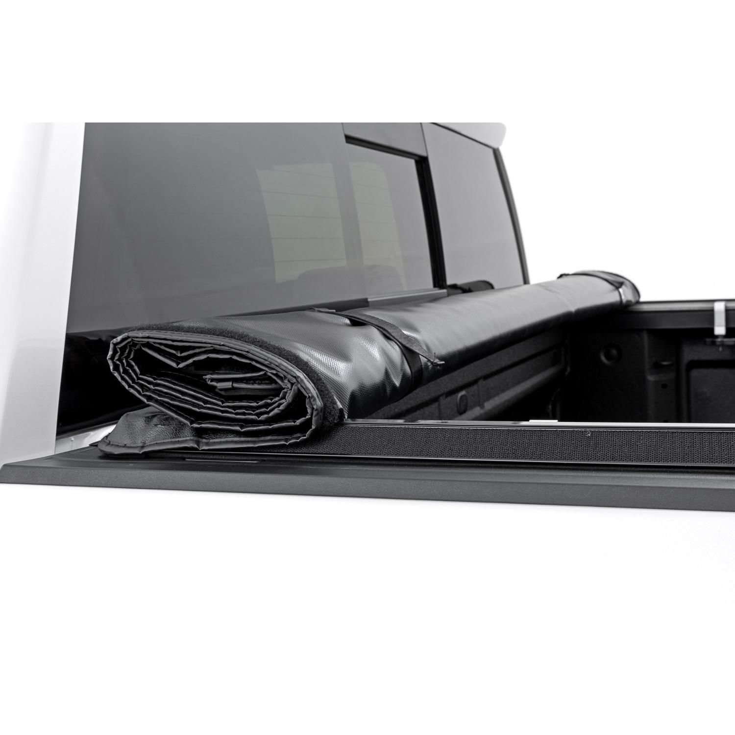 Rough Country Soft Roll Up Bed Cover 5ft 10in Bed Chevy/GMC 1500 (19-24 ...