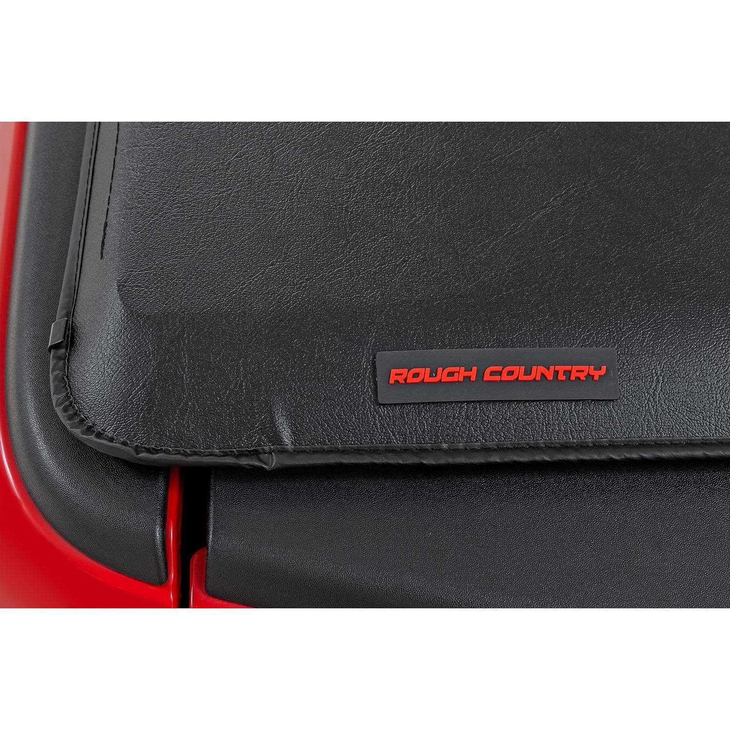 Rough Country Soft Roll Up Bed Cover 6ft4in Bed No Rambox Ram 1500/2500/3500 (10-25 and Classic ...