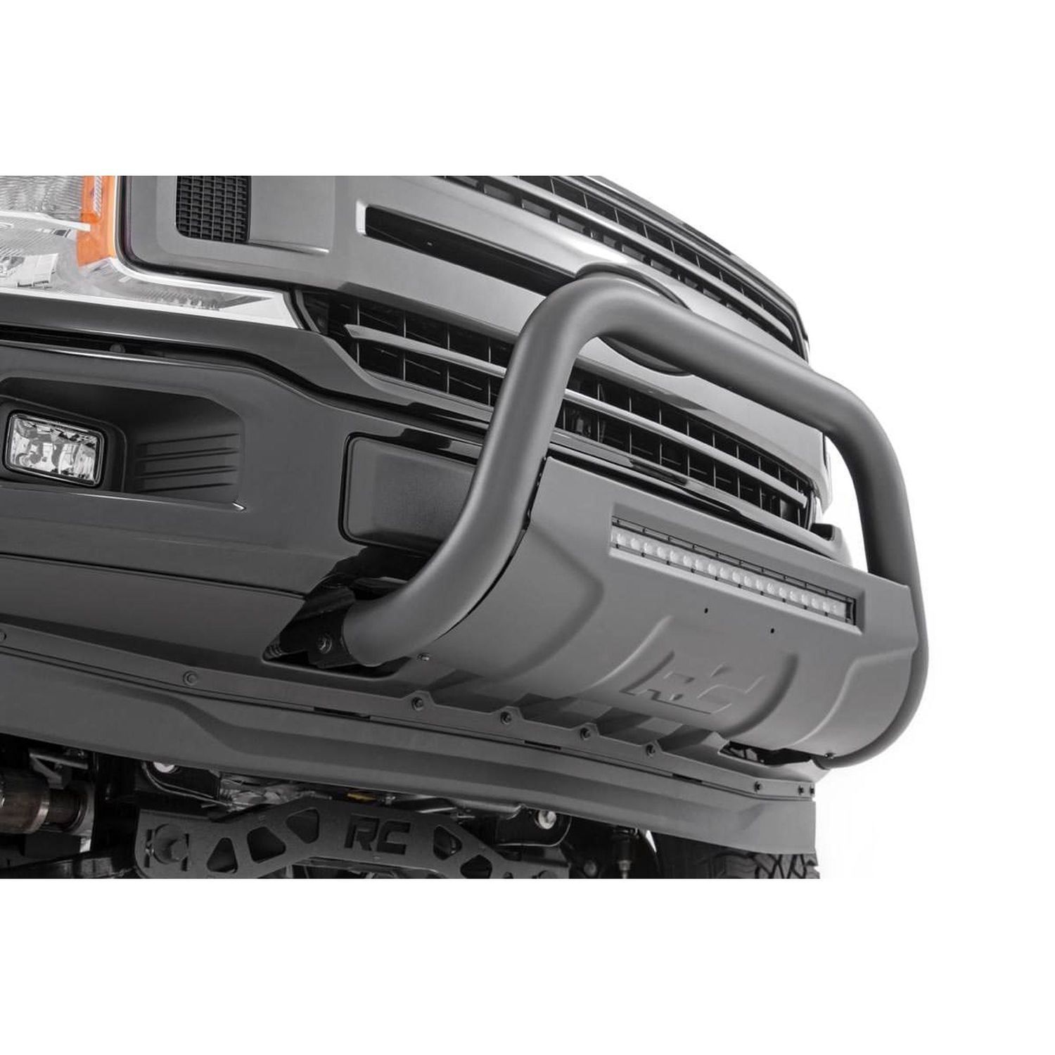 Rough Country Black LED Bull Bar Ford Expedition (03-24)/F-150 (04-24 ...