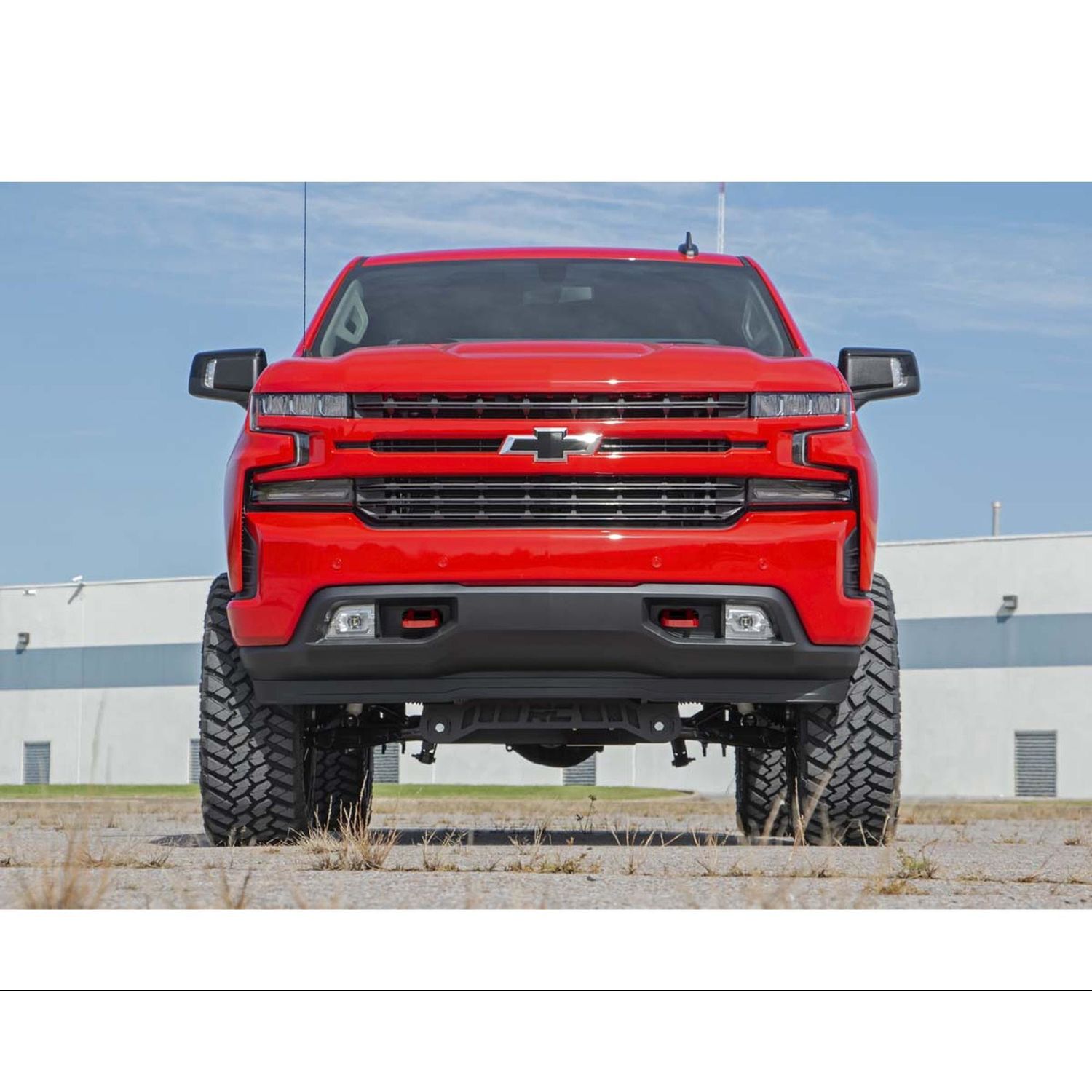 Rough Country Tow Hooks Forged Red Chevy Silverado 1500 2WD/4WD (2019 ...