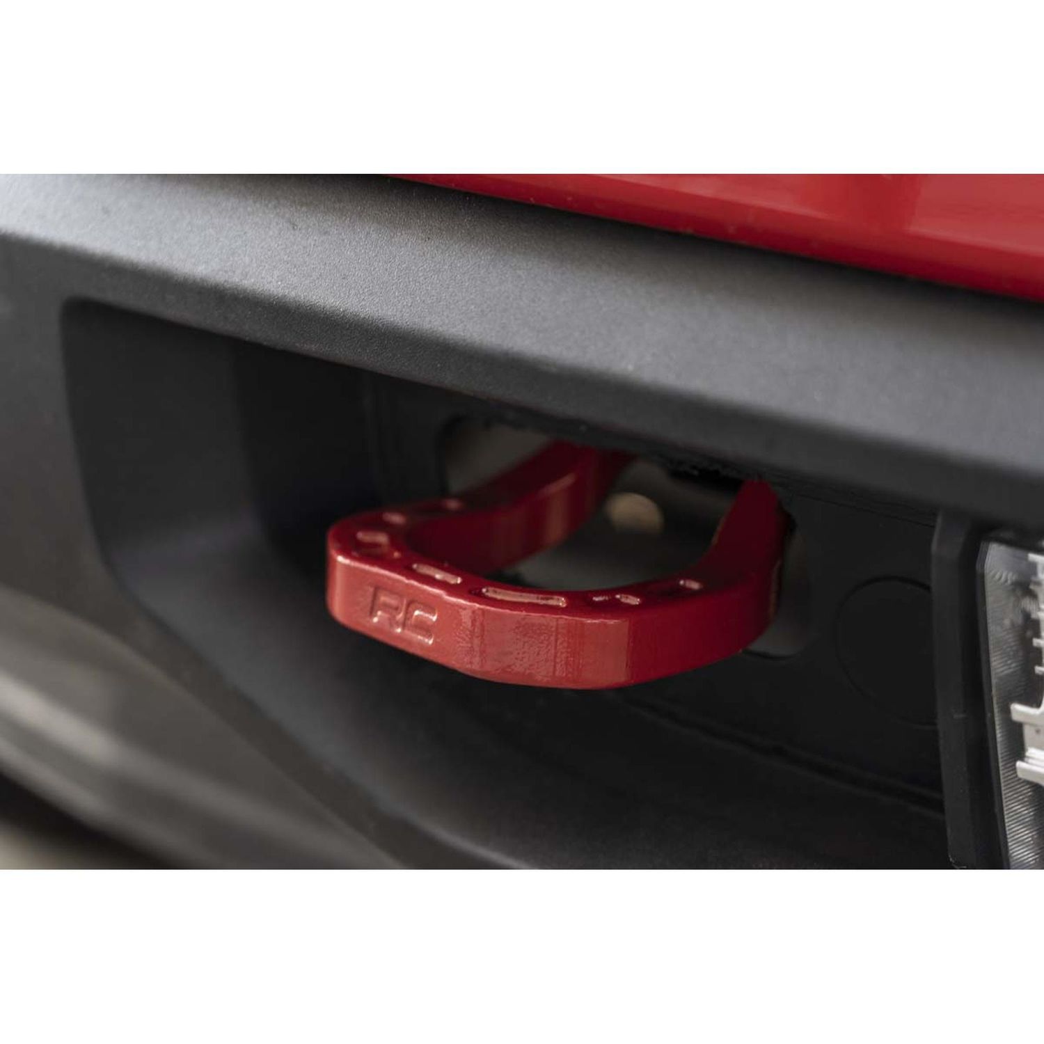 Rough Country Tow Hooks Forged Red Chevy Silverado 1500 2WD/4WD (2019 ...