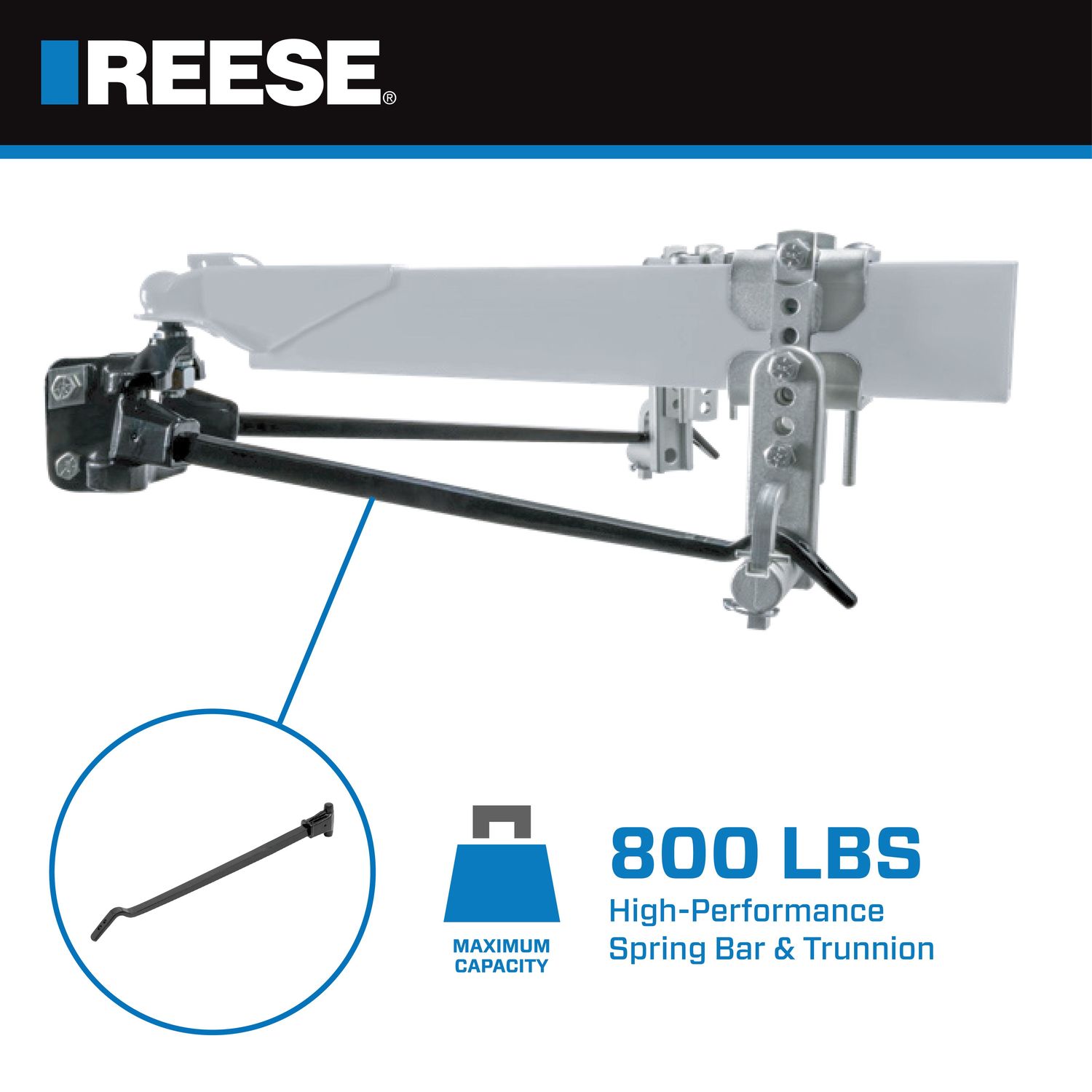 REESE Trailer Weight Distribution Spring Bar 22225