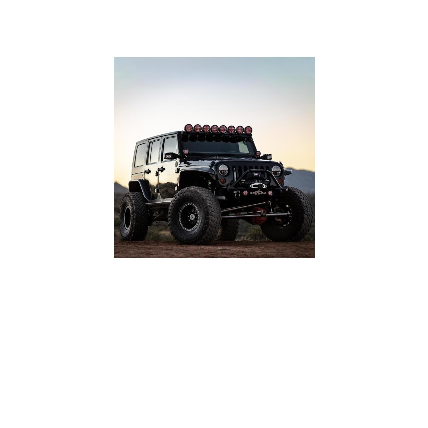 RIGID Industries 360-Series 6in Ambar Backlight Off-Road LED Light, 1 Pair