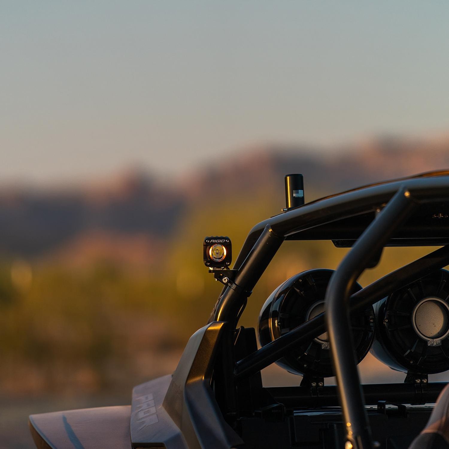 RIGID Industries Side-by-Side Revolve A-Pillar Light Kit