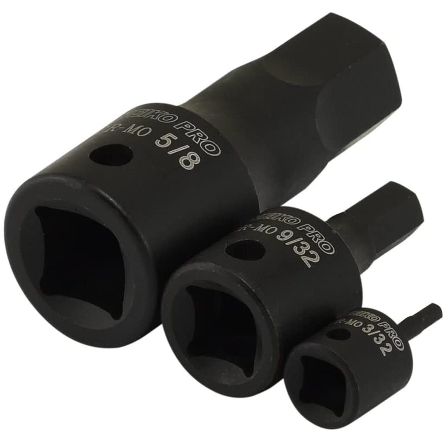 NEIKO SAE Impact Hex Bit Socket Set 14 Piece