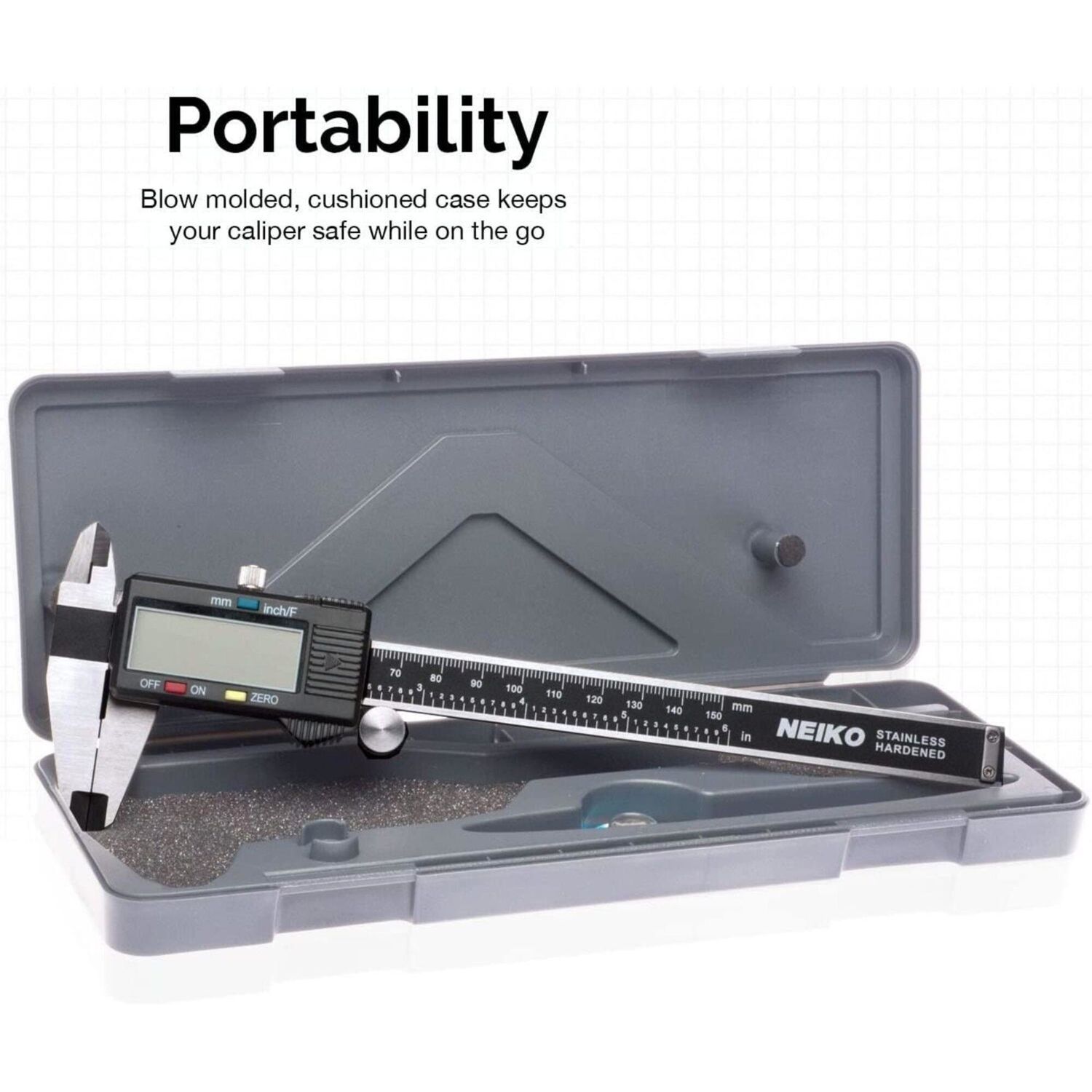 NEIKO 6in Digital Caliper, Stainless Steel