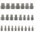 NEIKO Hex Head Multispline Screw and Bolt Extractor Set 25 Piece