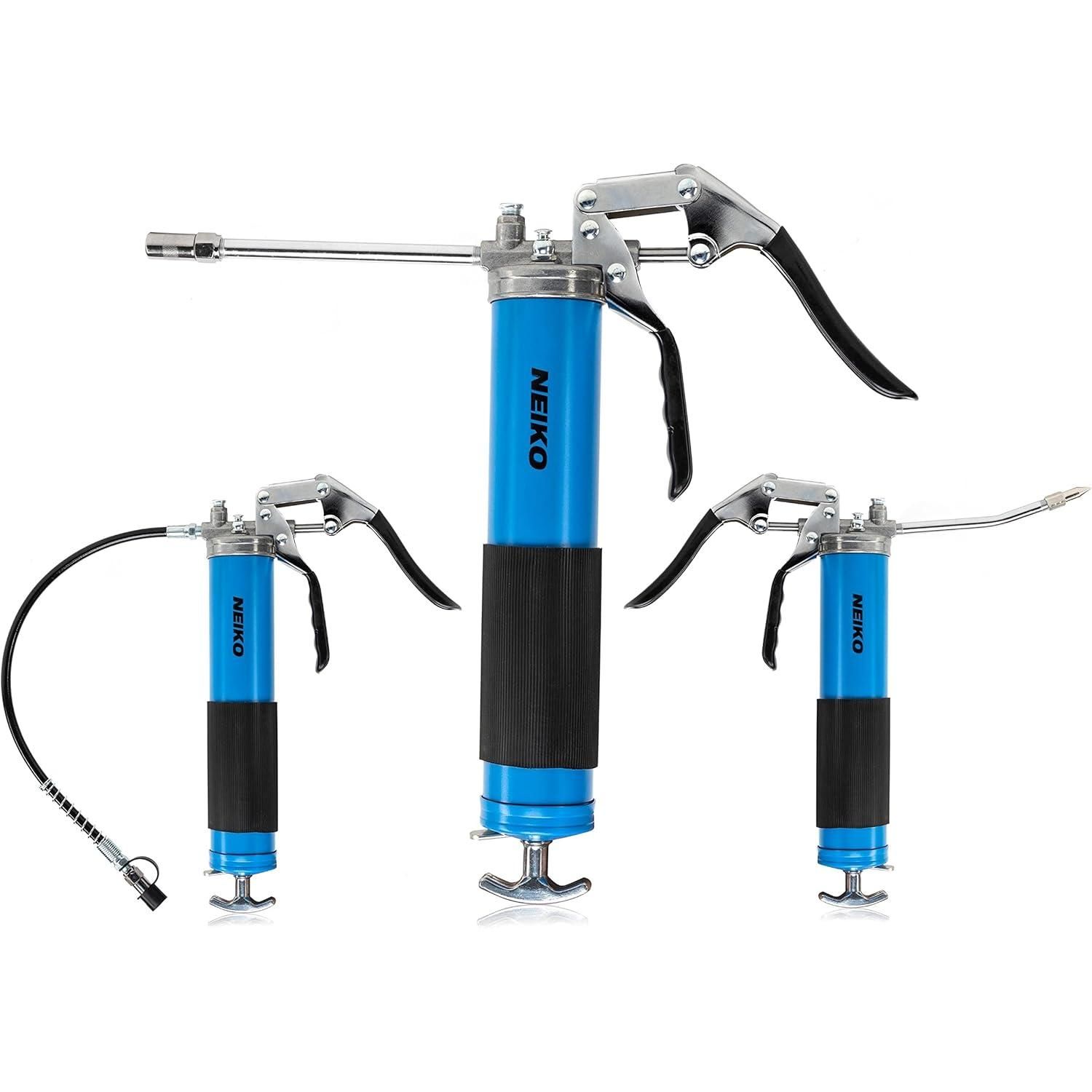 NEIKO 6,000 PSI Heavy Duty Pistol Grip Axle Grease Gun Kit