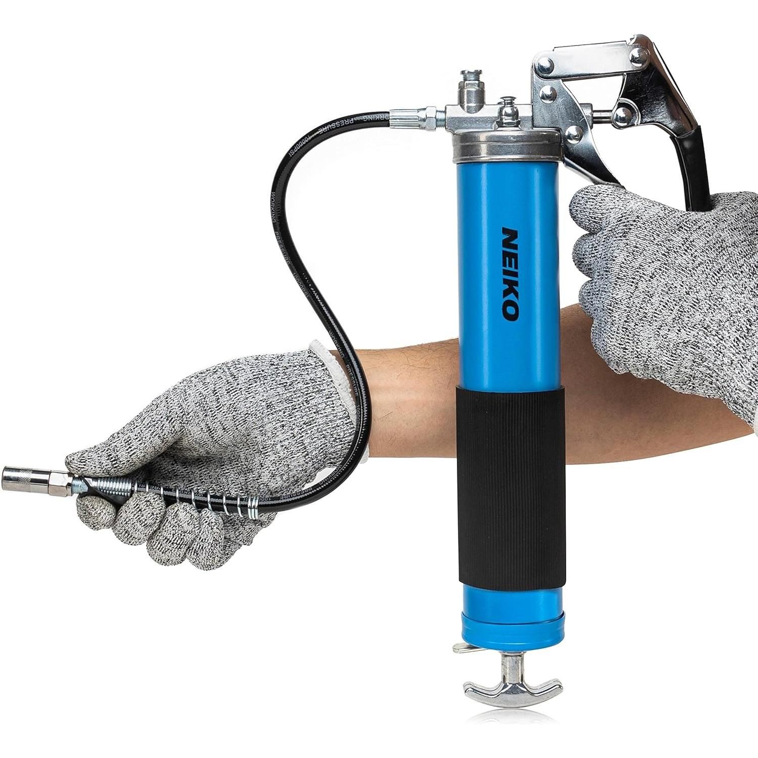 NEIKO 6,000 PSI Heavy Duty Pistol Grip Axle Grease Gun Kit