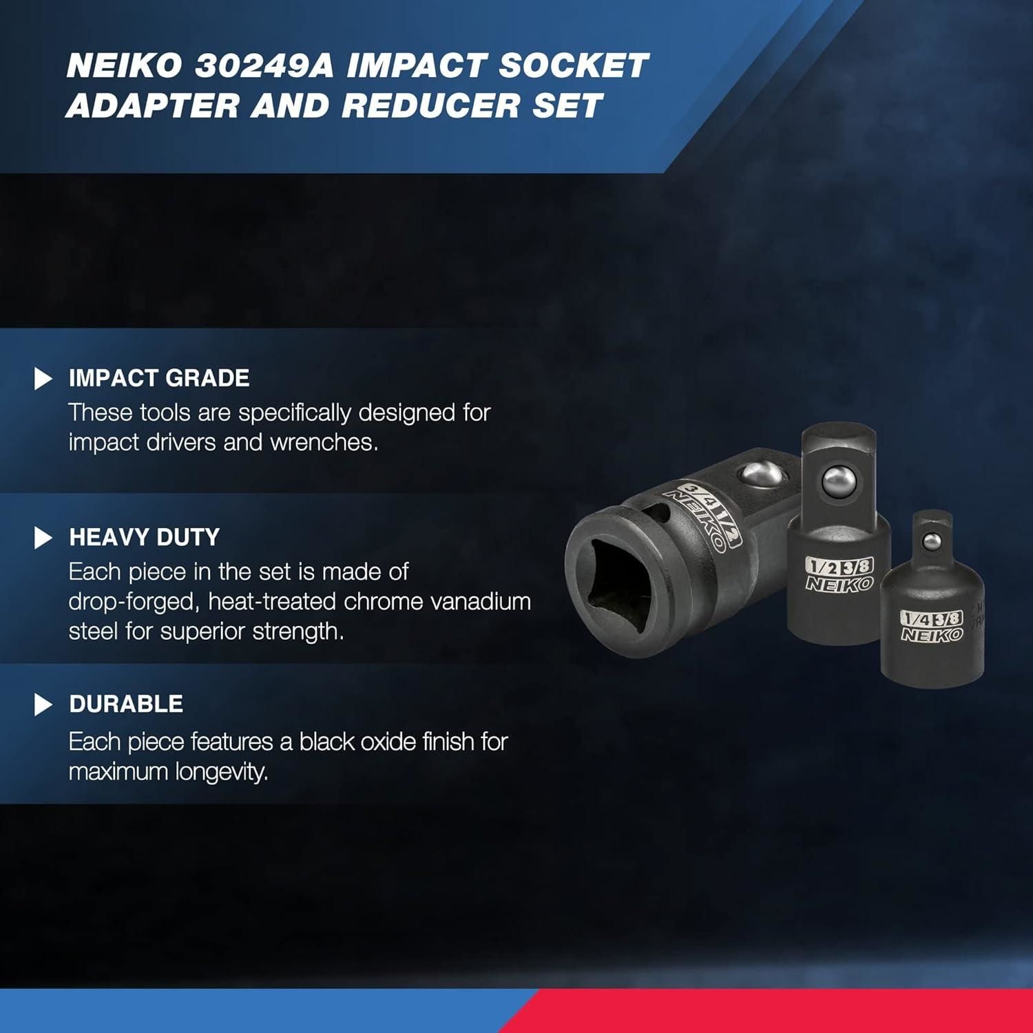 NEIKO Socket Adapter Set
