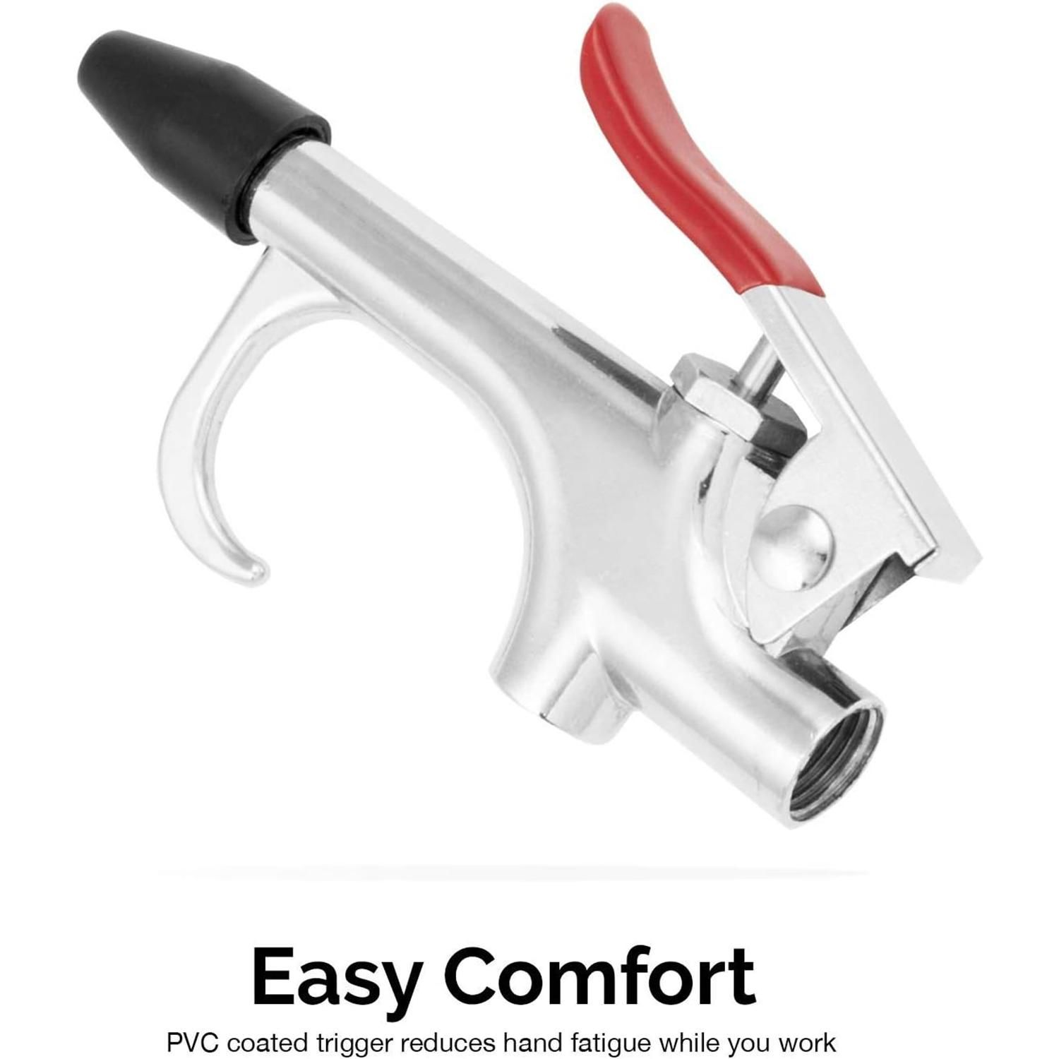 HILTEX 24in Length 1/4in NPT Air Inlet Long Reach Pneumatic Air Blow Gun