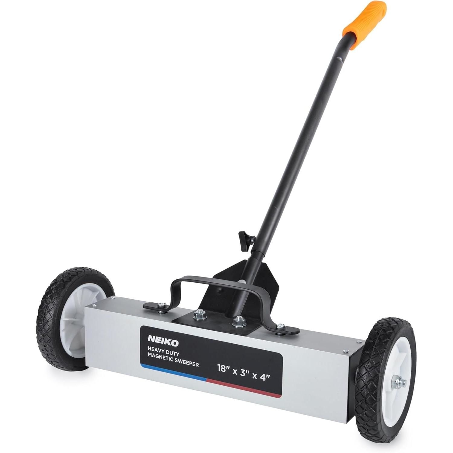 NEIKO 18in Rolling Magnetic Sweeper