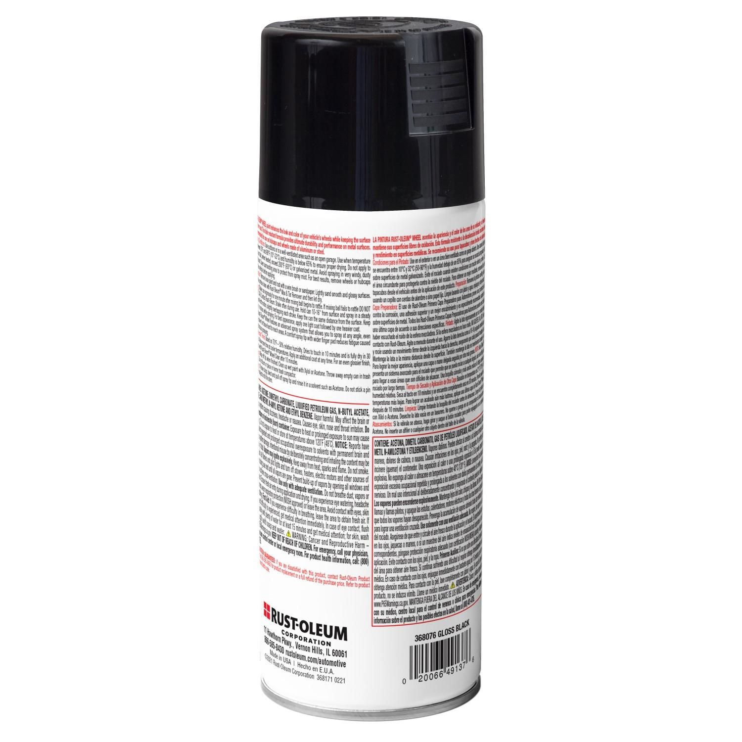 Rust-Oleum Gloss Black Wheel Spray Paint
