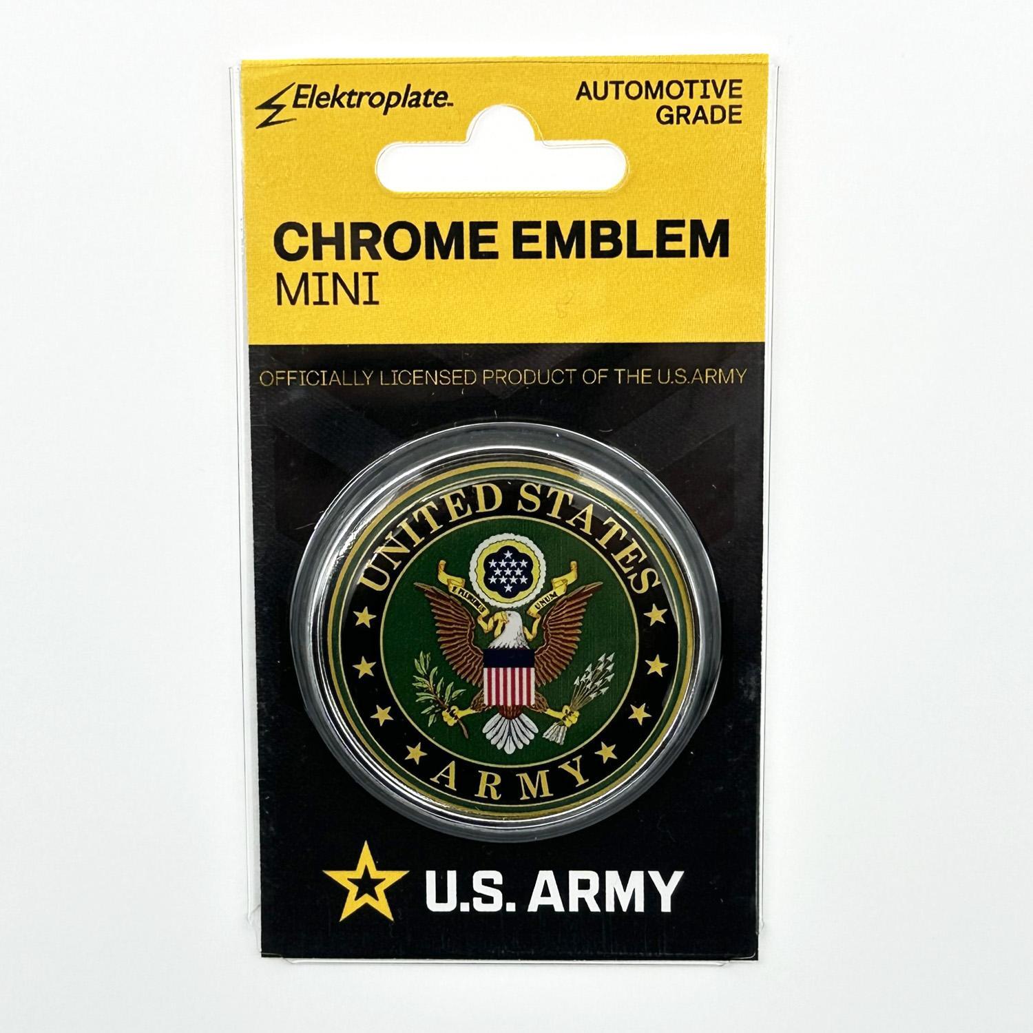 Electroplate Mini Army Seal Emblem