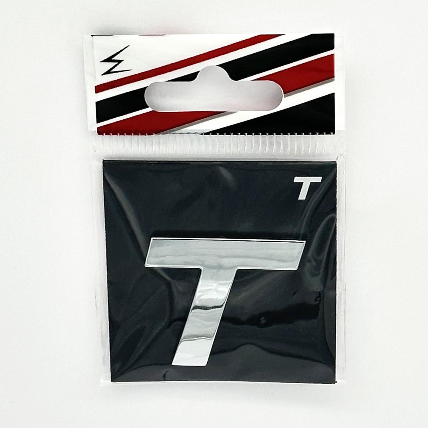 Electroplate Chrome Letter T