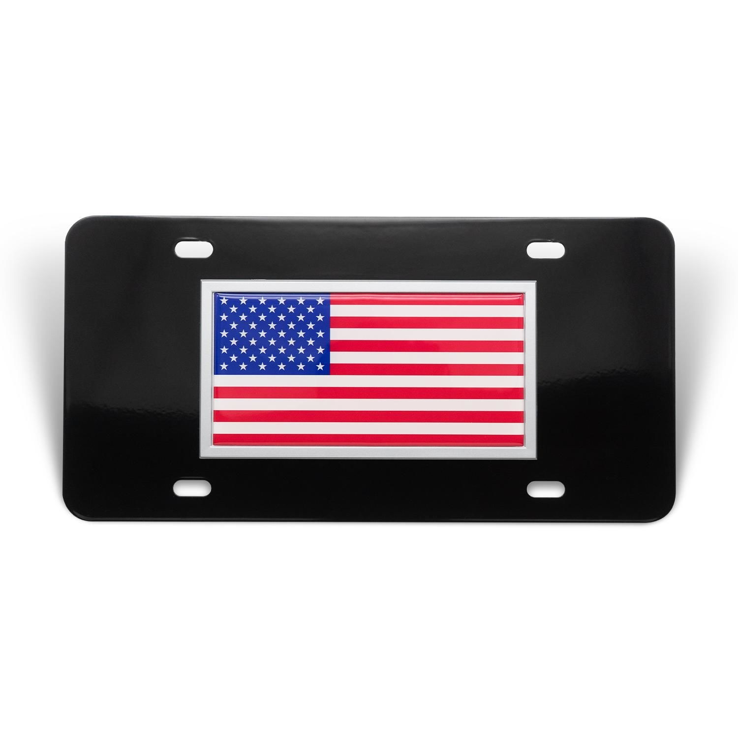 Elektroplate U.S. All-Metal 3D Front License Plate