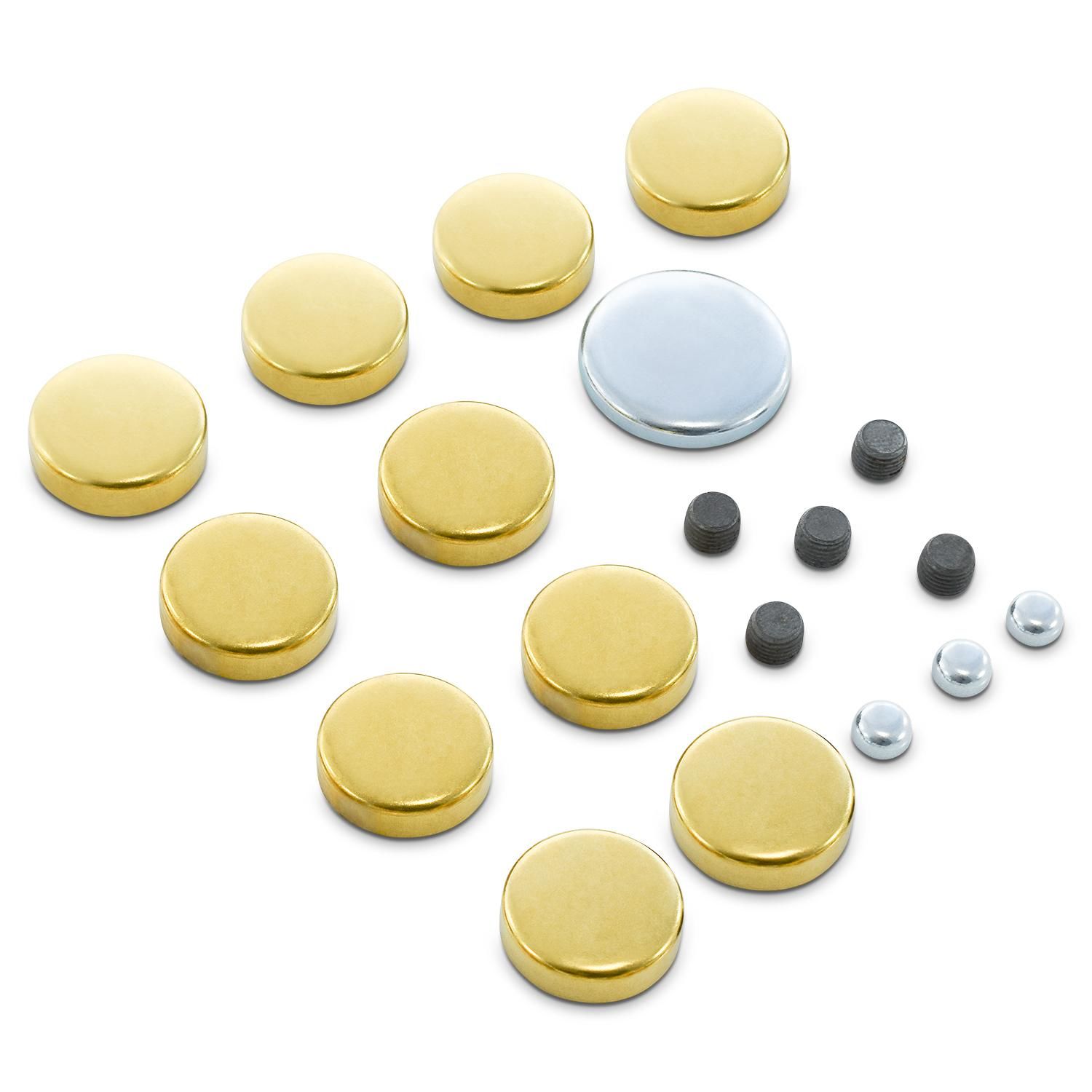Proform Brass Freeze Plug Kit for Small Block Chevy 400 Engines