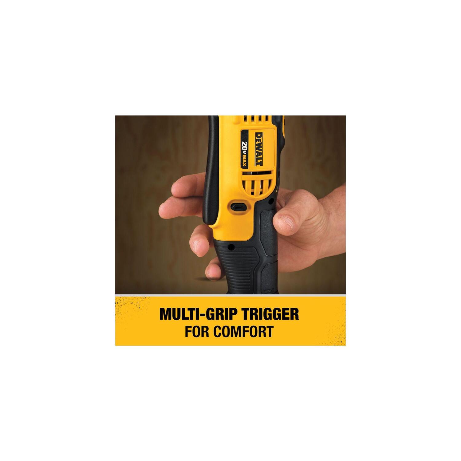 Drill 20 Volt Max 3/8in Lithium Ion Angle Drill, Driver Tool Only
