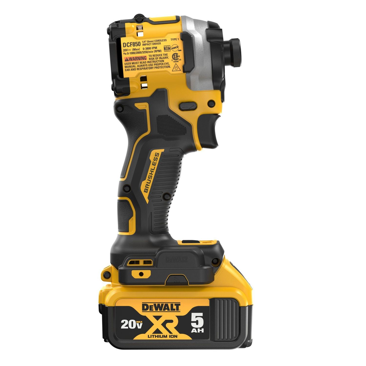 Dewalt 1/4in 20 Volt MAX Lithium Ion Cordless Brushless Atomic Impact ...
