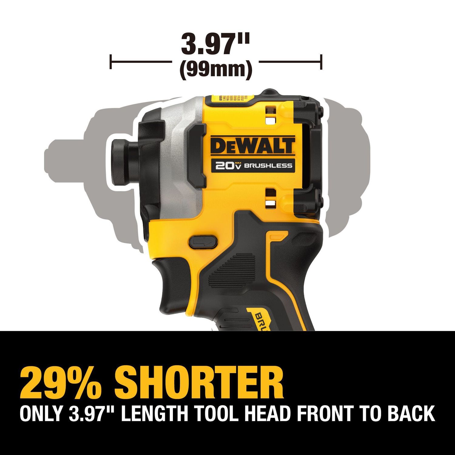 Dewalt 1/4in 20 Volt MAX Lithium Ion Cordless Brushless Atomic Impact ...