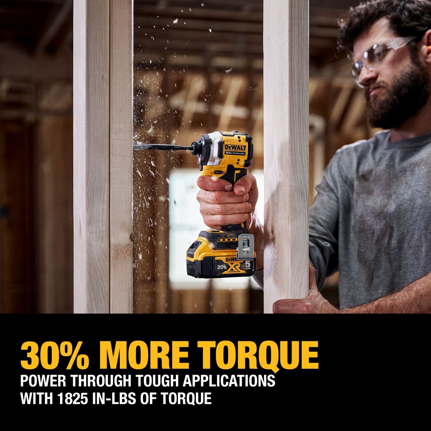 Dewalt 1/4in 20 Volt MAX Lithium Ion Cordless Brushless Atomic Impact ...