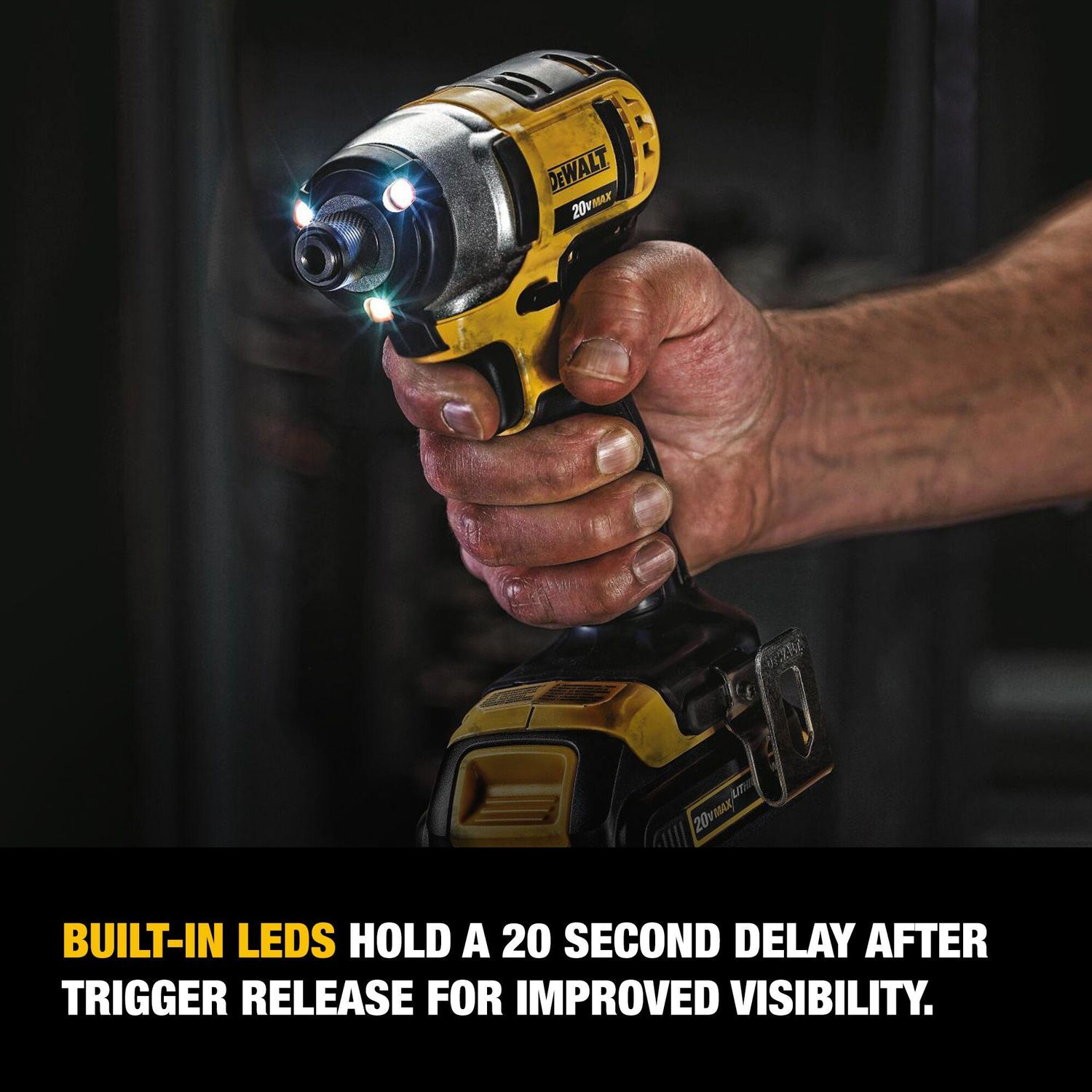 Dewalt 20 Volt MAX 1/4in Impact Driver Kit