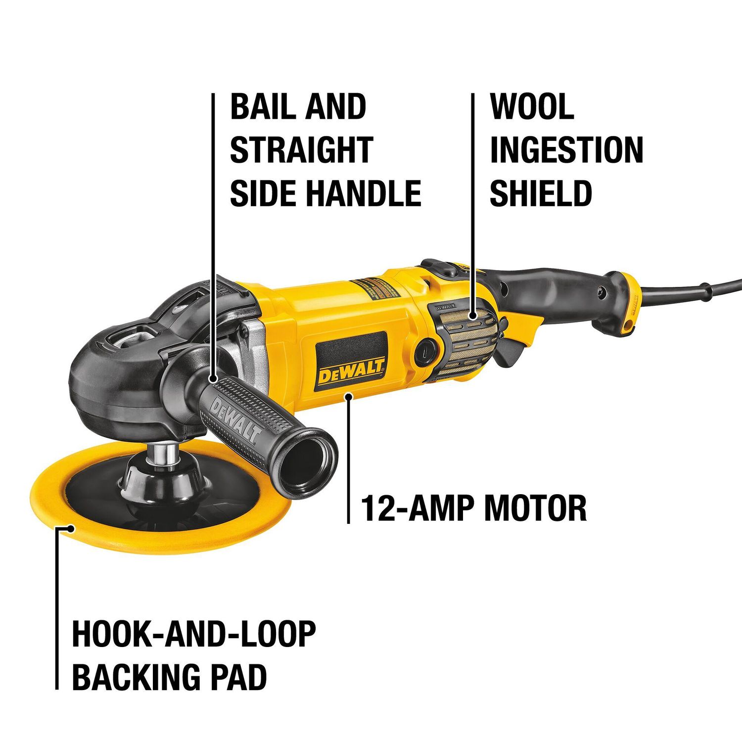 Dewalt 7in and 9in Variable Speed Buffer and Polisher