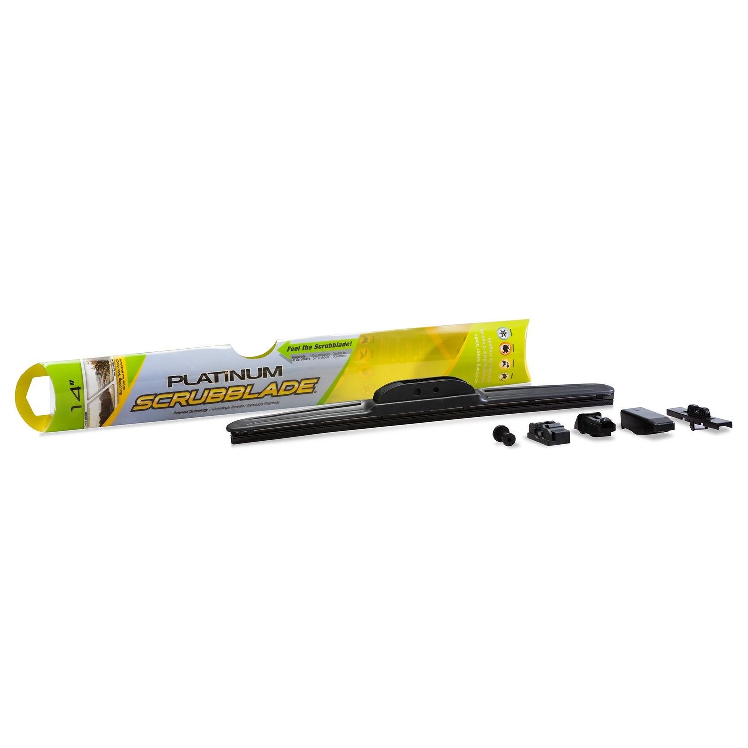 Scrubblade 14in Beam Black Wiper Blade