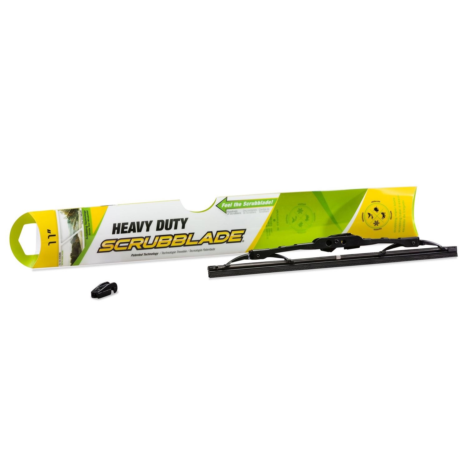 Scrubblade 11in Conventional Black Wiper Blade